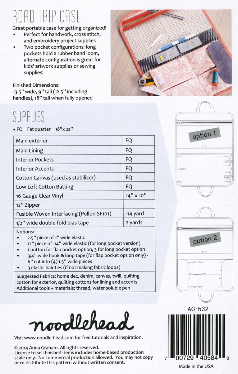 Road Trip Case – Quilting Confections