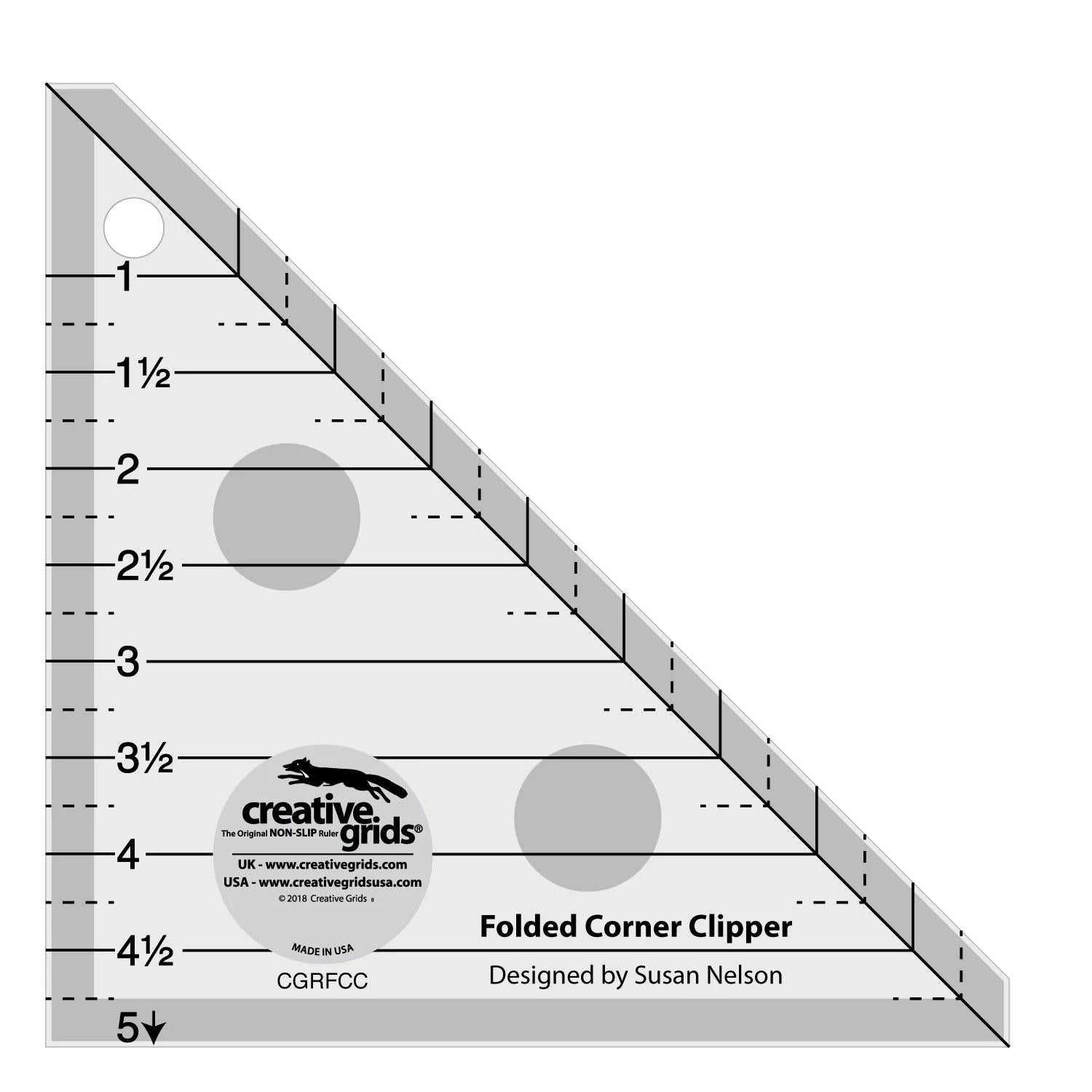 Creative Grids Quilt Ruler Folded Corner Clipper Tool – Quilting ...