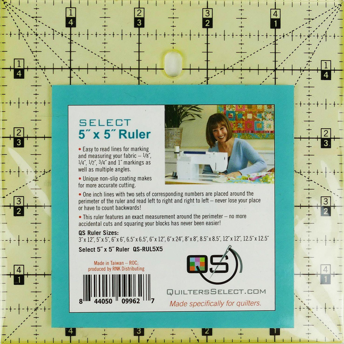 QS Ruler 5" square – Quilting Confections