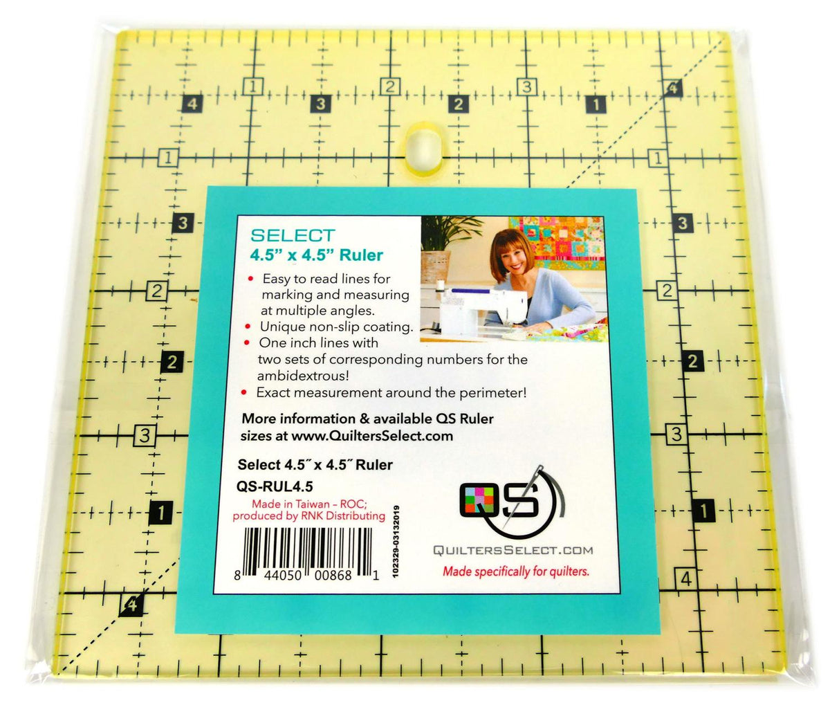 QS Ruler 4.5" square – Quilting Confections