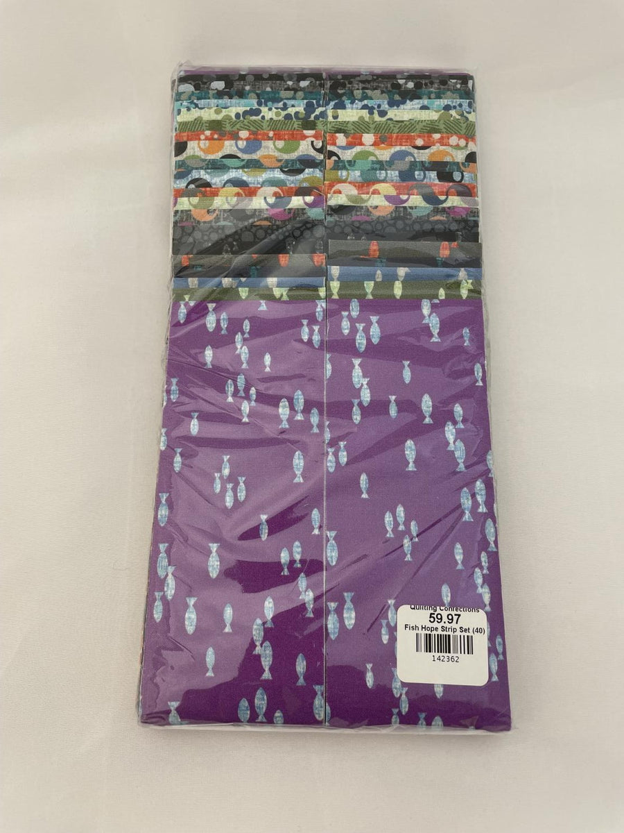 Fish Hope 2.5" Strips (40) – Quilting Confections