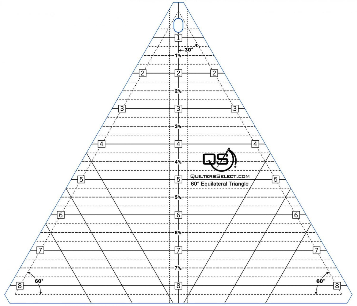 QS 60 Degree Triangle – Quilting Confections